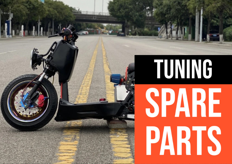Spare parts for scooter, sports kit, racing set, plug and play engines ...